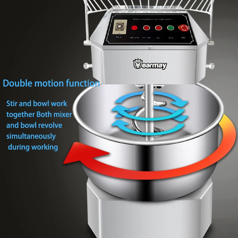 100 Kg Dough Mixer Machine - High Productivity Bakery Equipment