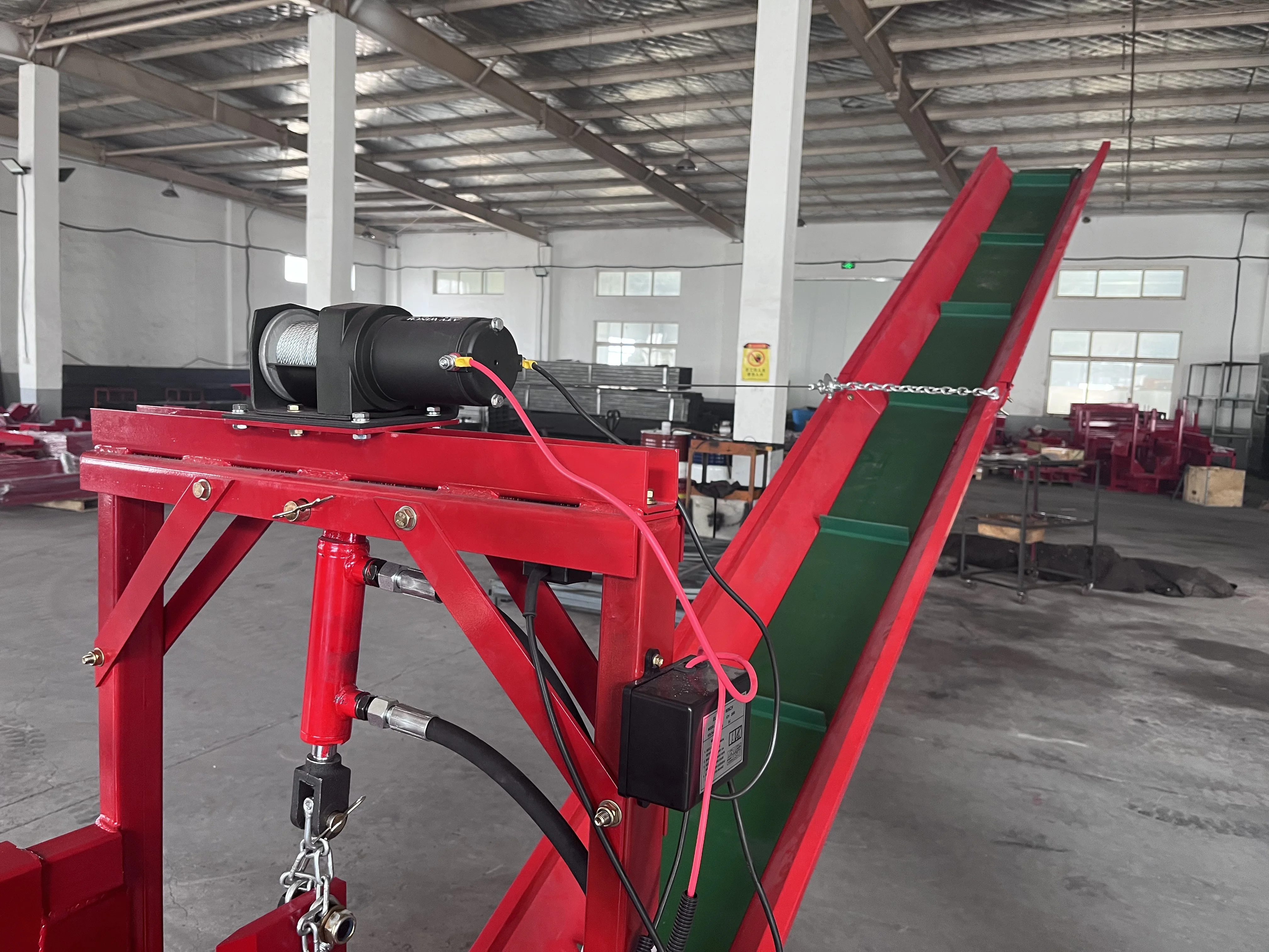 High Efficiency Large Firewood Processor 50 Ton Tree Cutting Equipment ...