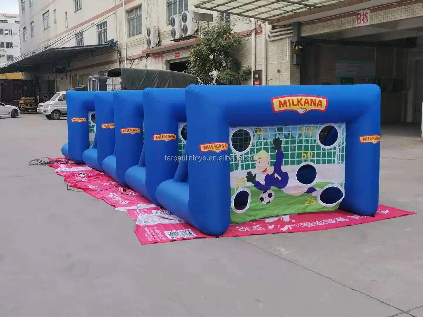 Customized Inflatable Soccer Goal Speed Cage - Fun & Easy Setup