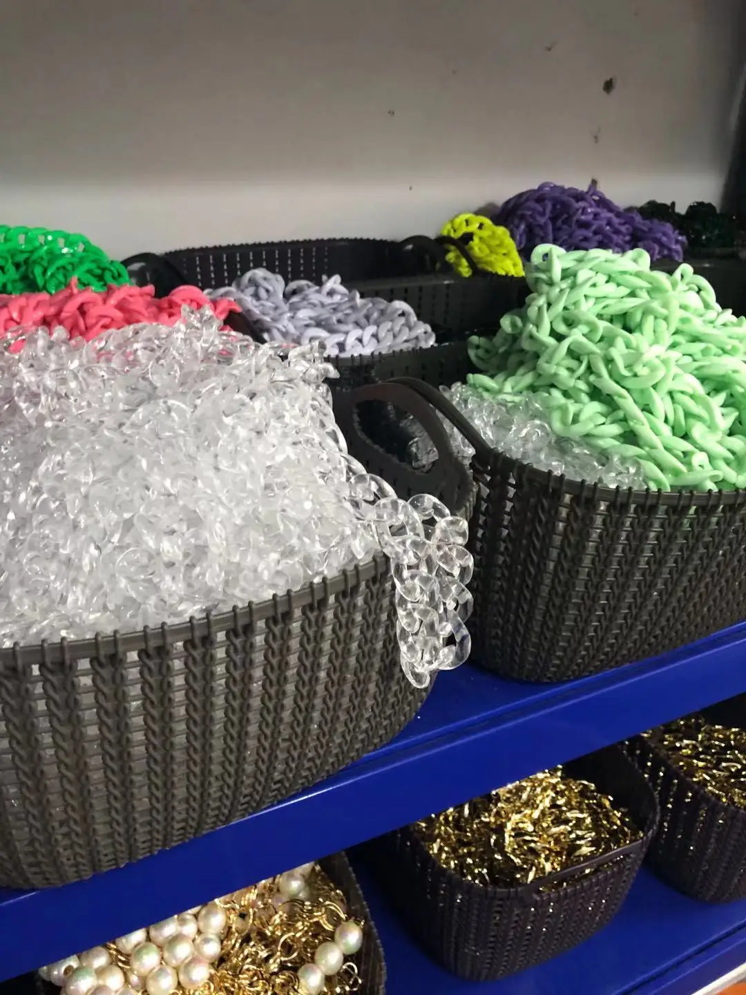 REWIN DIY Accessories Decoration Skinny Acrylic Handbag Strap Colorful ...