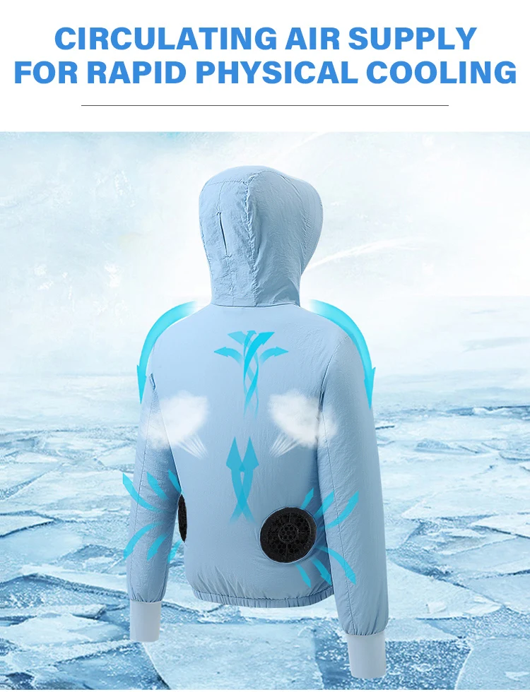 Custom 5V Hot Summer Cooling Jacket with Air Conditioning