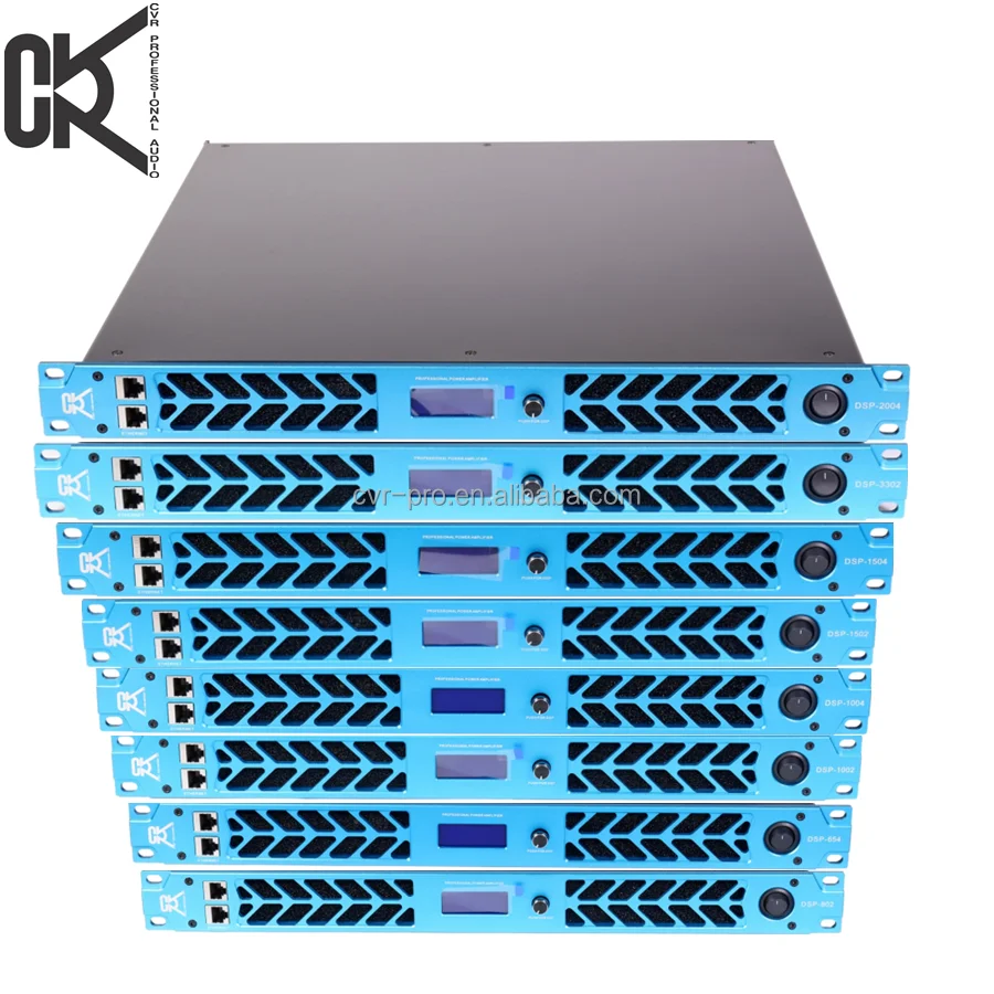 CVR Amplifier DSP-3302 - 3300W Power Amplifier for Pro Audio
