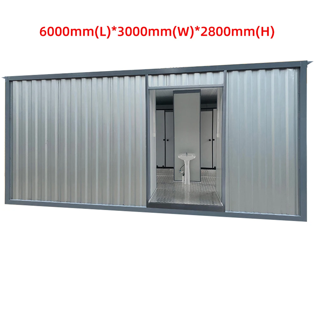 Customized Modern Container Toilet Portable Prefab Container Toilets ...