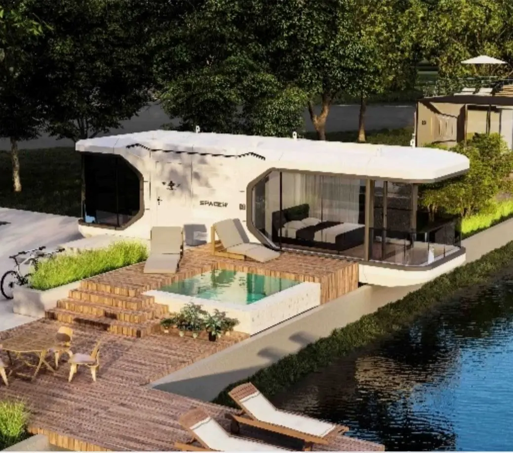 Prefab House Modern Capsule Cabin Hotel Container Home