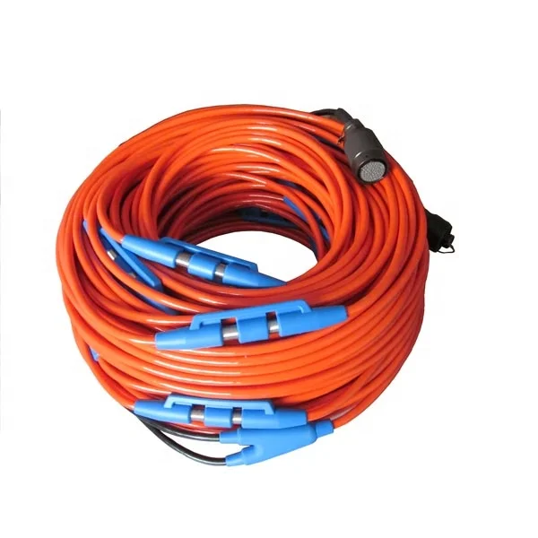 Refraction Seismic Cable 24 Channel Seismic Cables Seismic Refraction ...