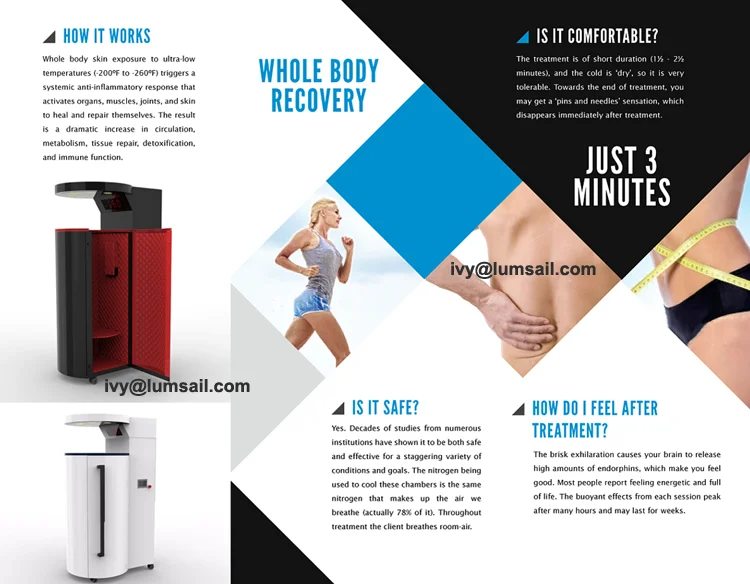 Cryo Cryogenic Electrical Cryosauna Full Body Cryotherapy Chamber For ...