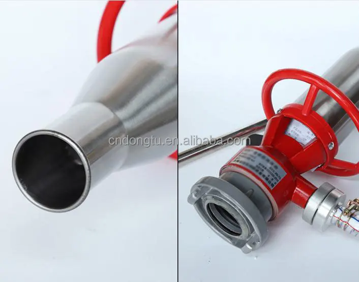 Fire Monitor with Hose and Foam Suction Nozzle - Portable