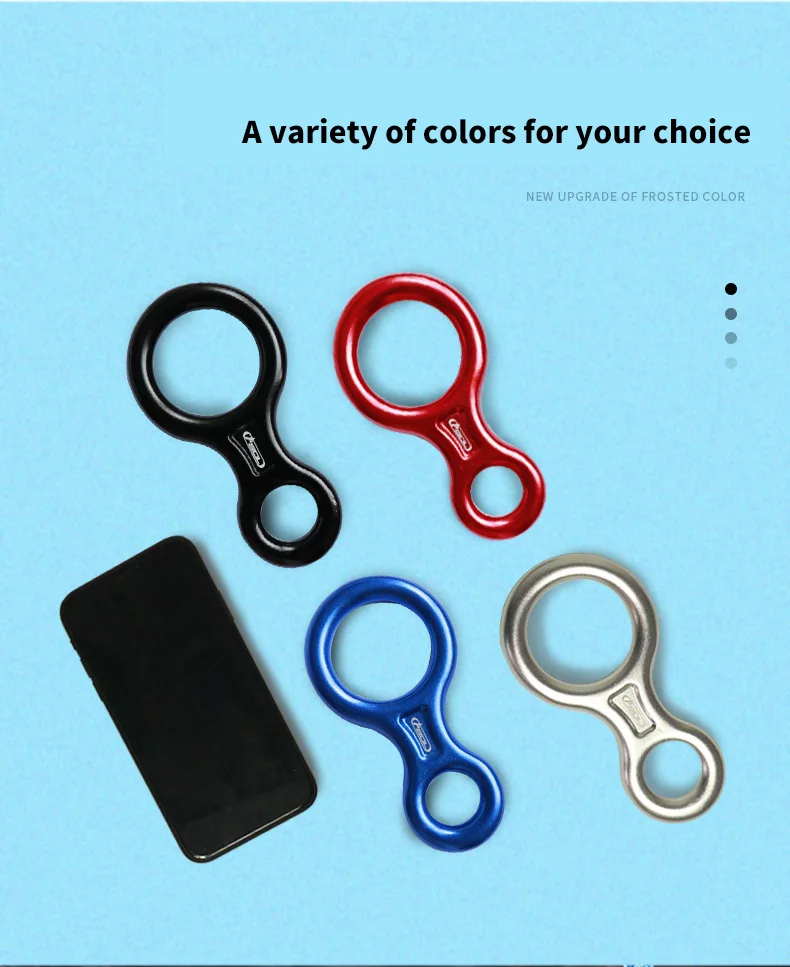Aluminum Figure 8 Rescue Descender For Rappelling Belaying Rock ...