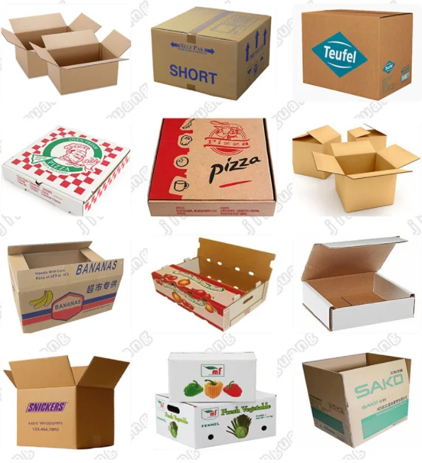 2 3 4 Colors Corrugated Cardboard Carton Box Printing Machine