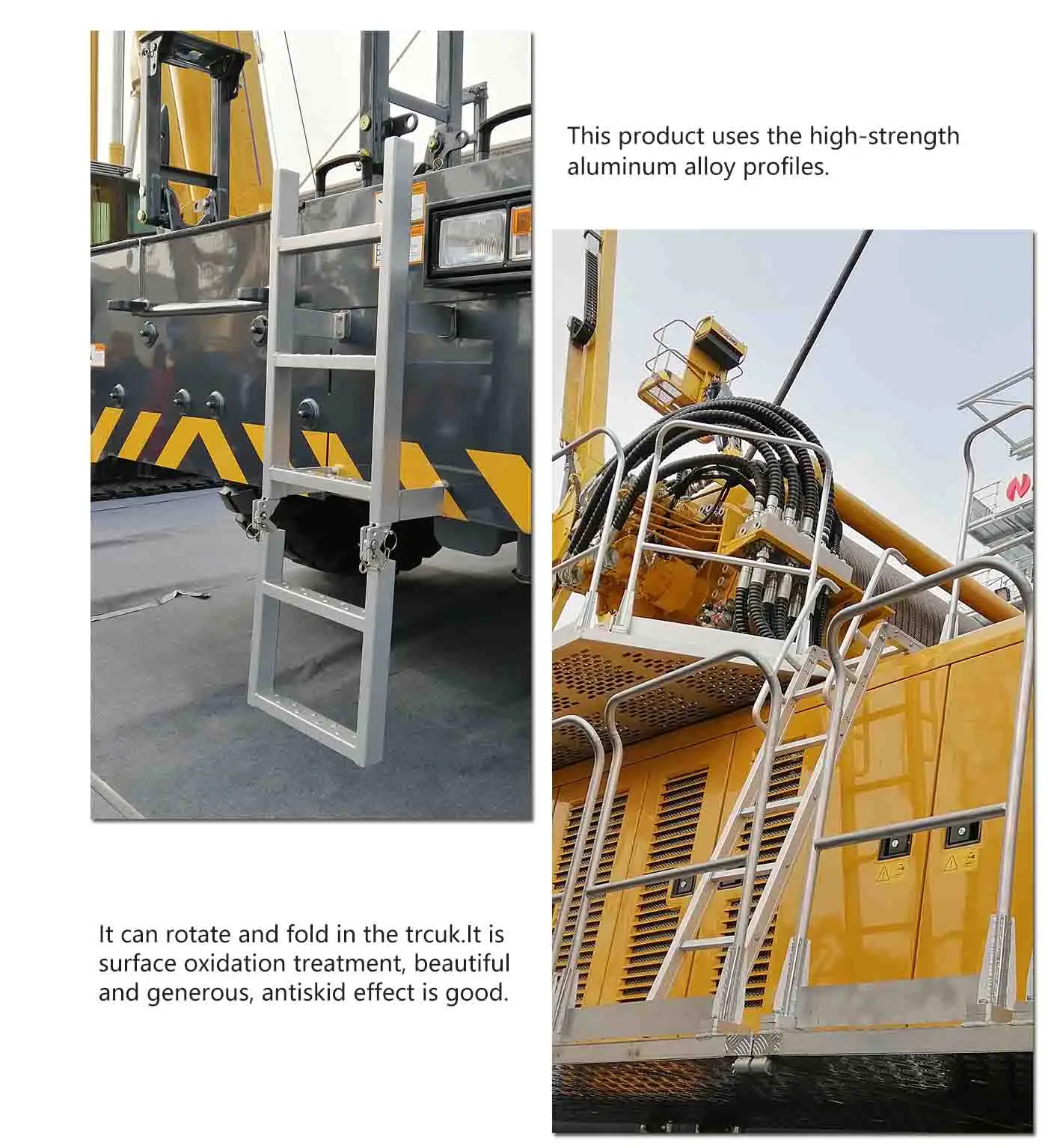 Light Weight Custom Black Aluminum Custom Compact Folding Step Ladder ...