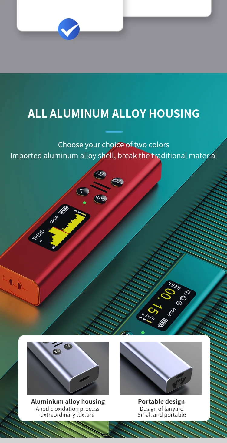 Mini Nuclear Radiation Detector Personal Dose Ray Tester Geiger Counter ...