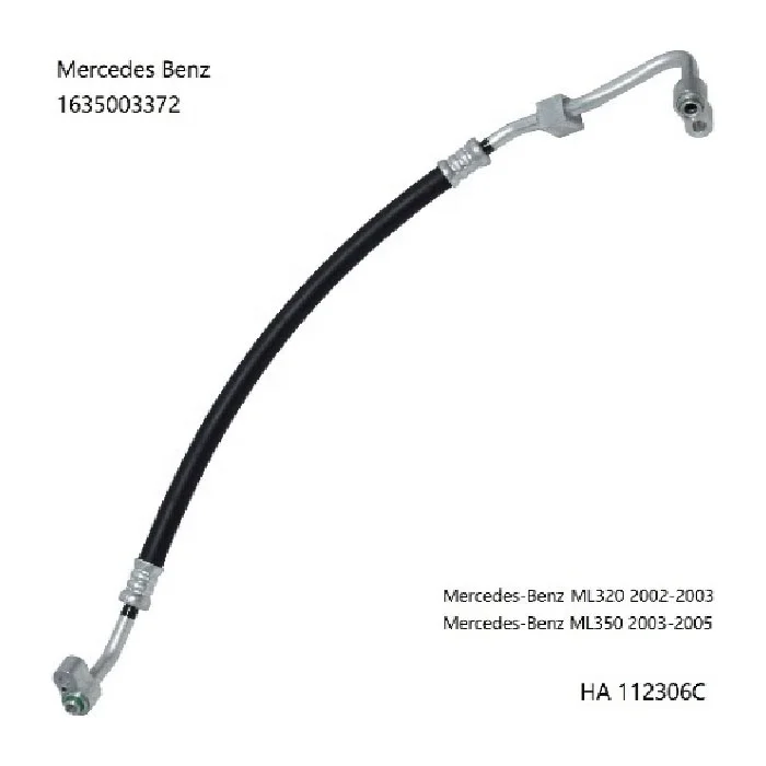 Genuine Mercedes 1635003372, A1635003372 A/C Pipe; Compressor to ...