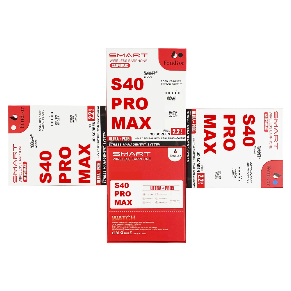 2023 New Hot Selling Smart Watch S40 Pro Max 2 In 1 Headphones Series 8 ...