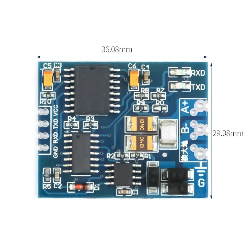 TTL To RS485 Adapter Module RS485 3.3V 5V Serial Port UART Level Conversion Hardware Automatic ...