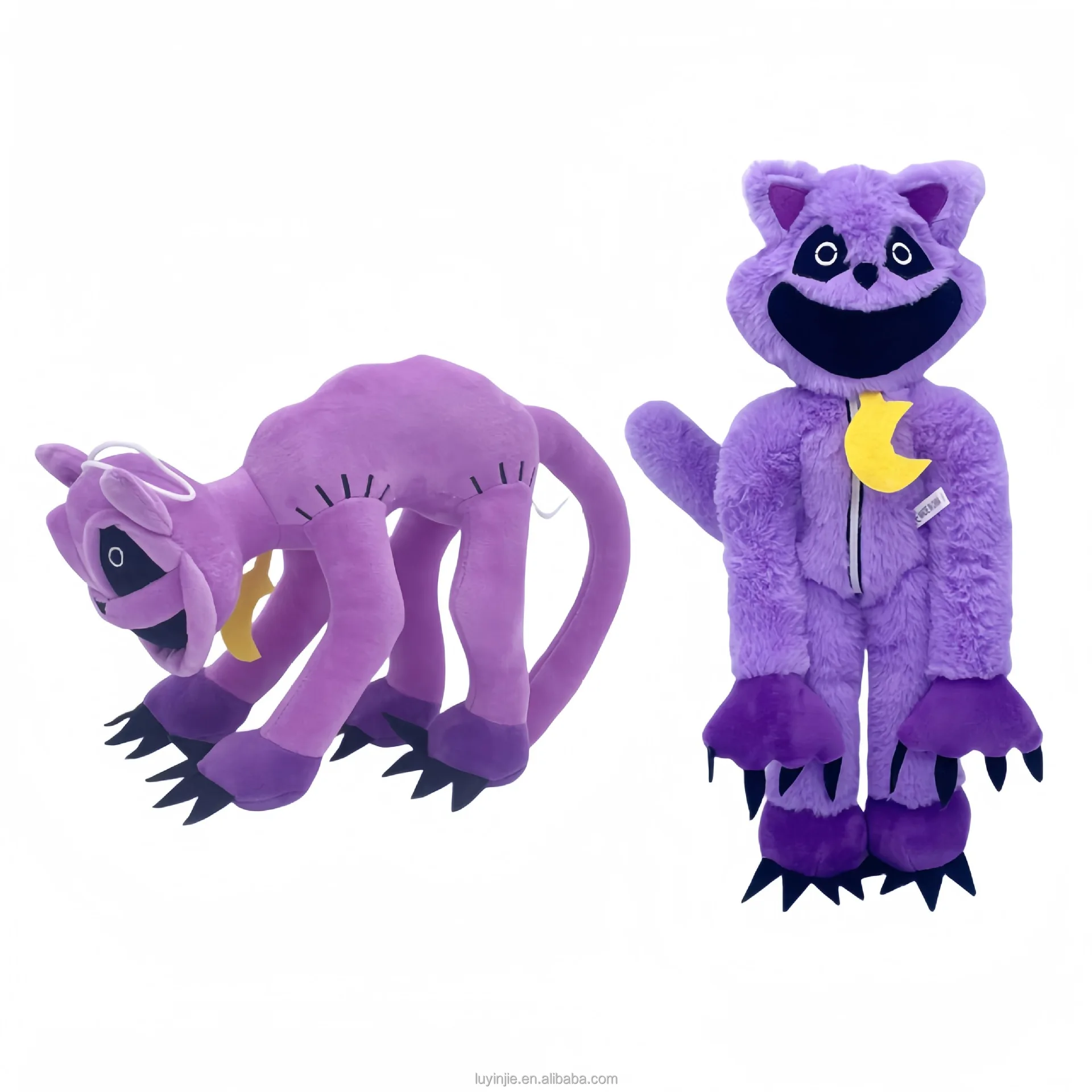 Poppy Playtime Smiling Rabbit Hair Mutant Cat Doll Plush Toy Creepy ...