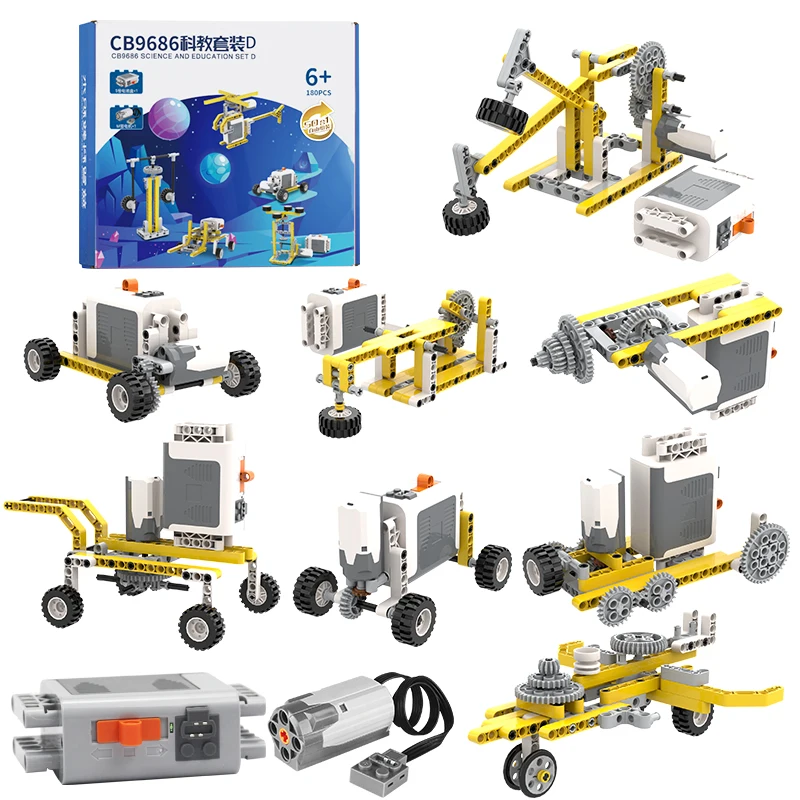 Building Block Toys 9686D Sets High-Tech MOC DIY Robot Technical ...