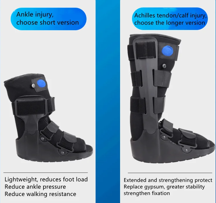 Zapatos Ortopédicos Para Mujer Short Full Shell Walking Boot, Ankle Air ...