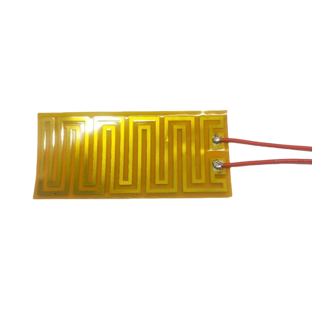 Flexible kapton polyimide heater 24vdc polyimide film heating element ...