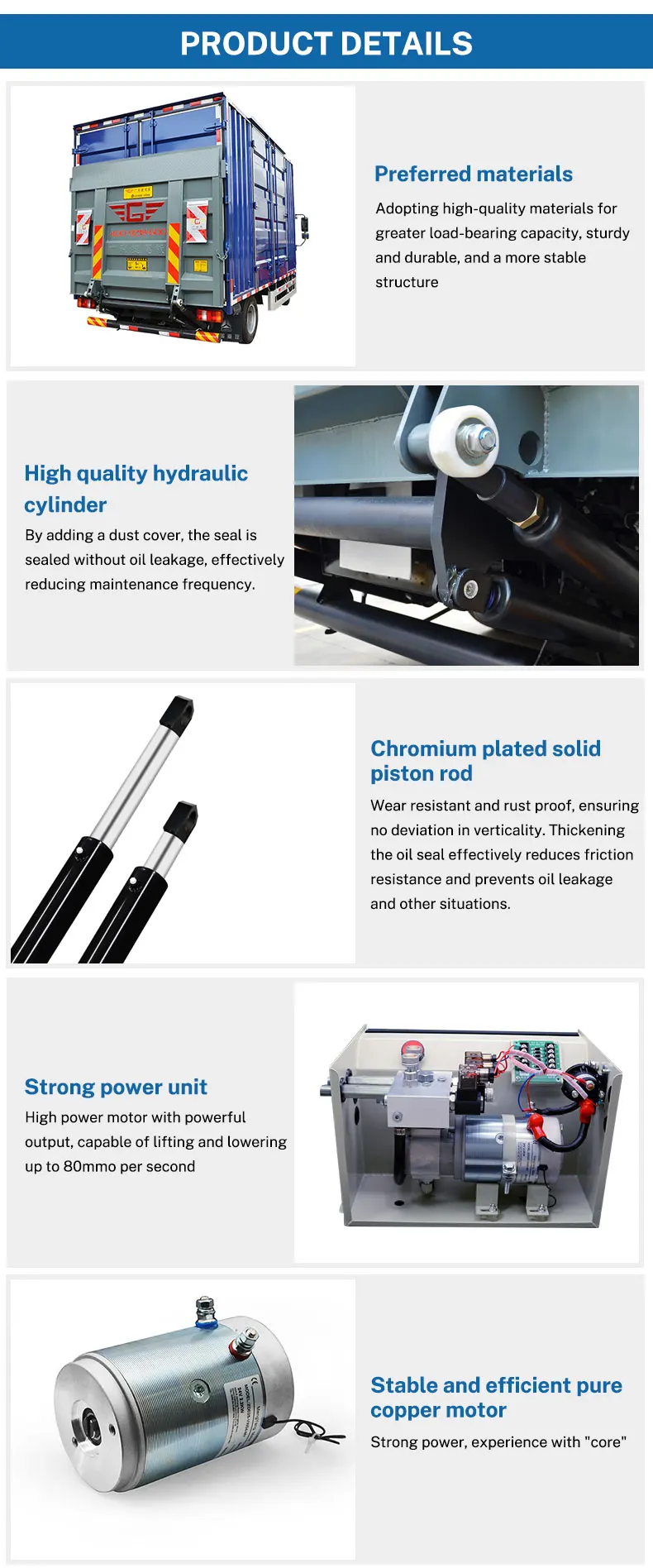 Automobile Folding Tailboard for Logistics Loading Unloading Warehouse ...