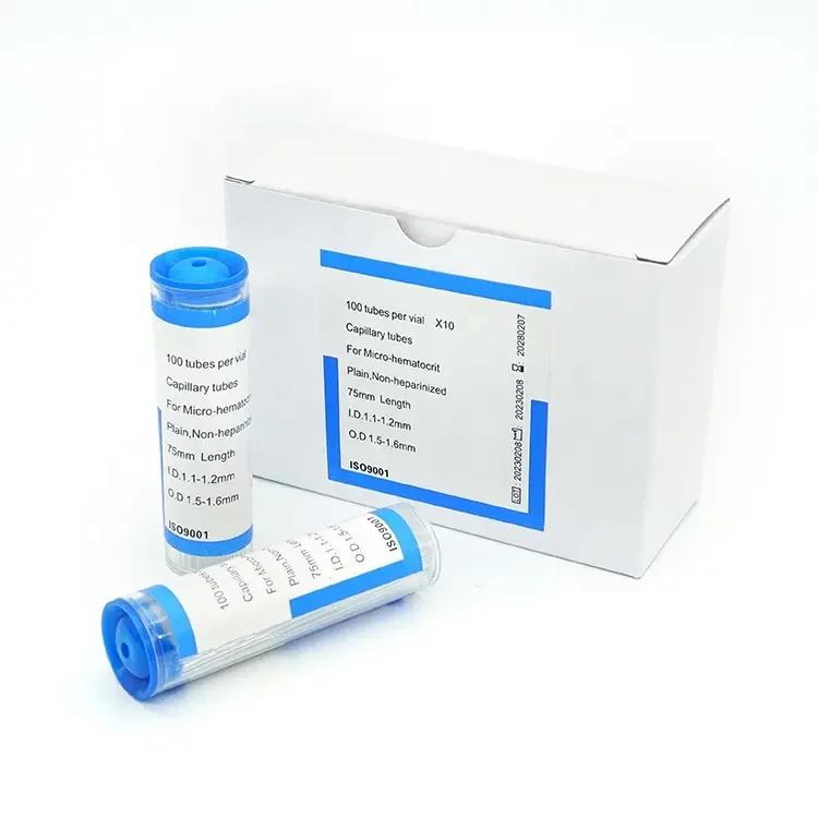 75mm Glass Capillary Tube Collection Hematocrit Plain| Alibaba.com