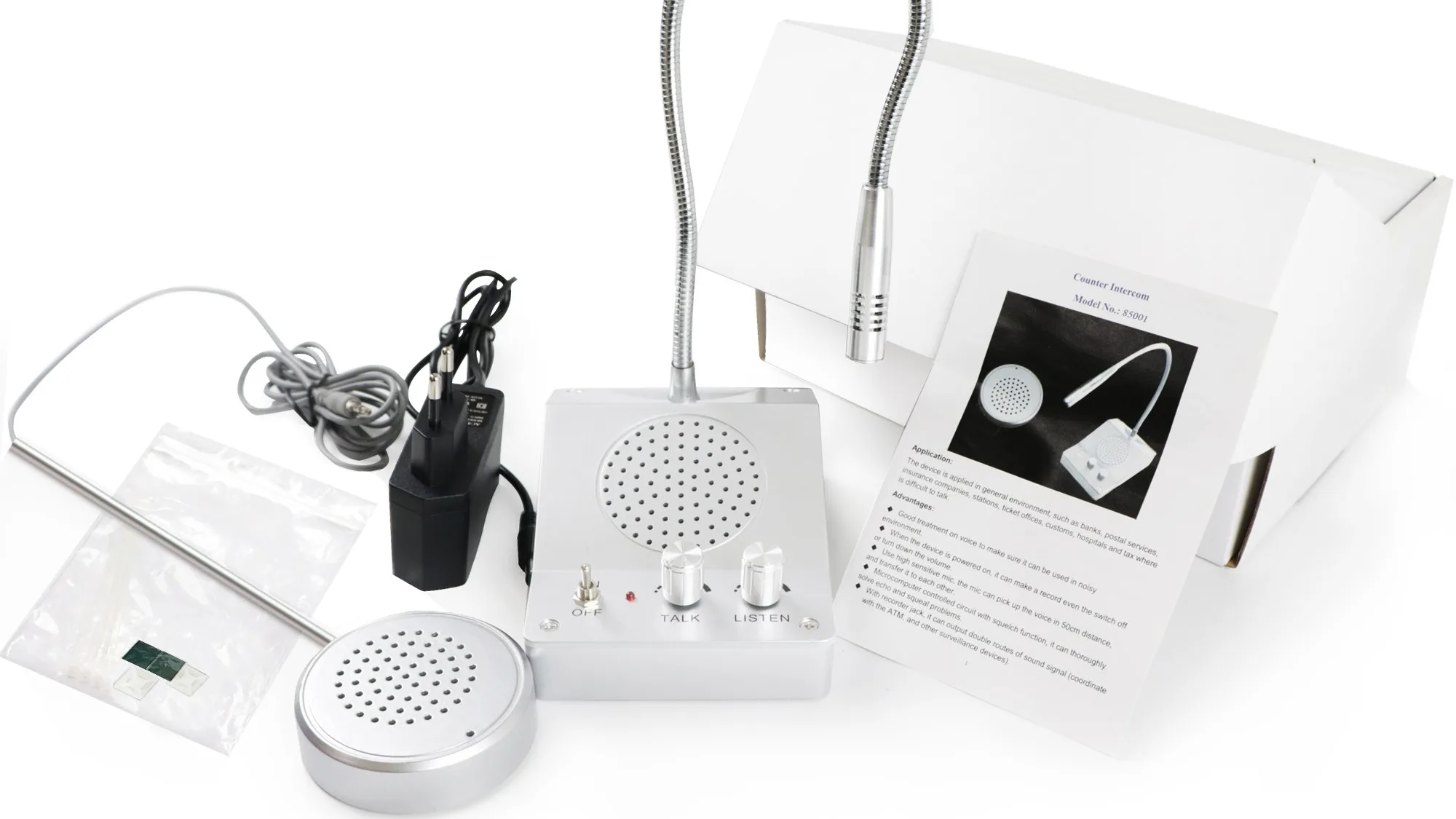 Counter Intercom Bank Window Intercom System Bank Window Teller ...