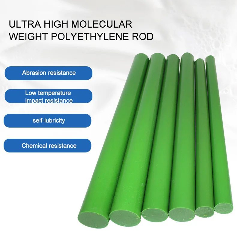 Custom Extruded Uhmwpe Polyethylene Plastic Rod Extruding Uhmwpe Rod ...