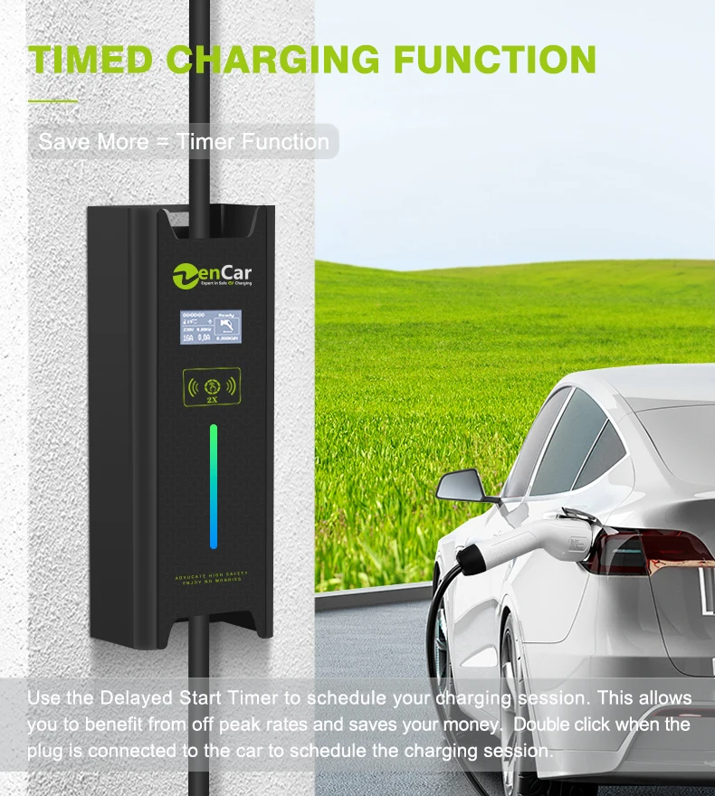 Zencar 16a J1772 Ev Charger Nema 5-15 Level 1 Fast Portable Evse Car ...