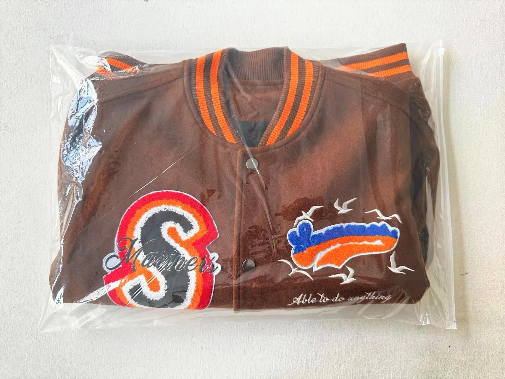 Custom Embroidered Patch Vintage Letterman Varsity Jacket Wholesale ...