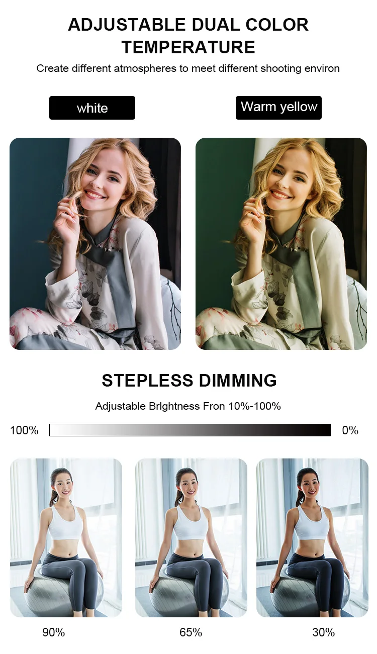 18inch Lcd Ring Light Stepless Adjustment Photo Video Studio Led Light ...