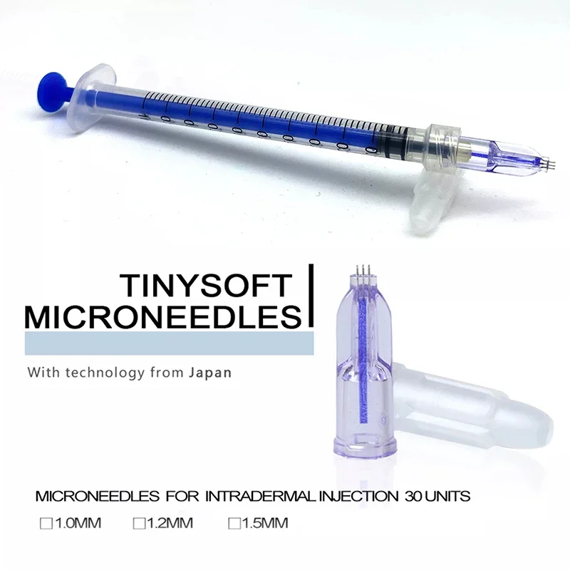 Nanosoft Microneedles Fillmed 3 Pin Needle 34g 1.0mm 1.2mm 1.5mm ...