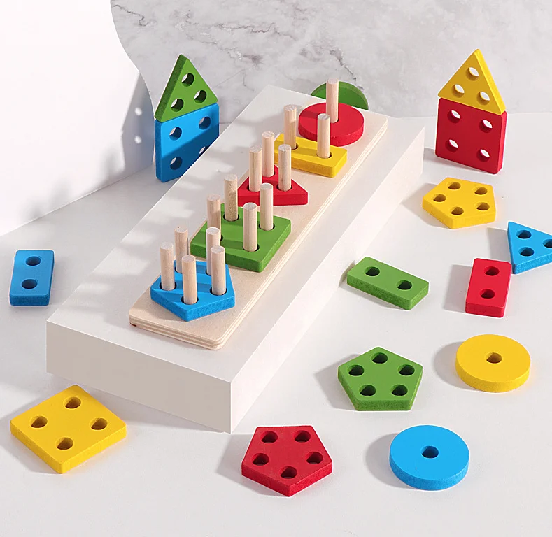 Montessori Wooden Toys - Educational Fun for Toddlers