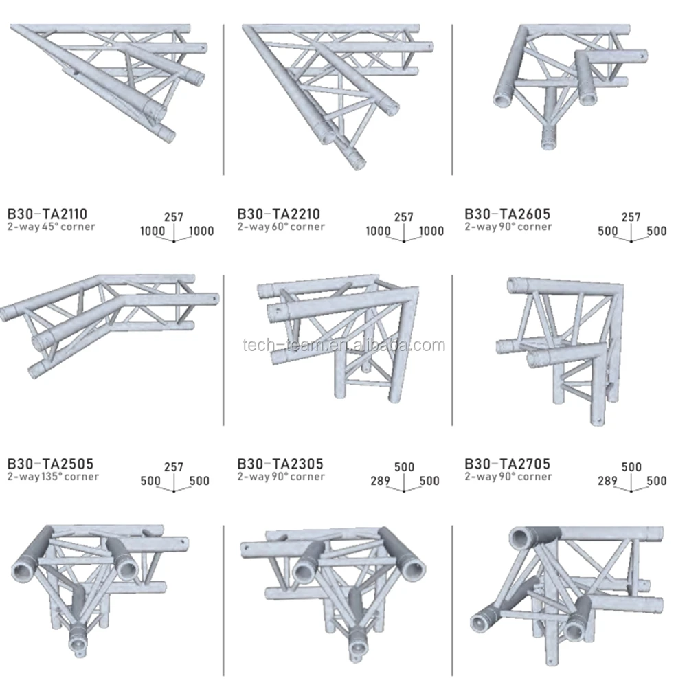 Aluminium Tri Truss Lighting Triangle Truss for Sale