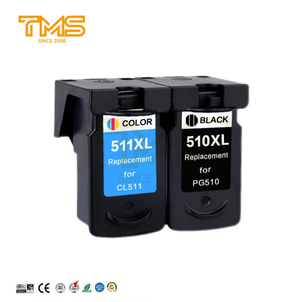 PG 510 CL 511 Color Remanufactured Ink Cartridge for Canon PIXMA Printers