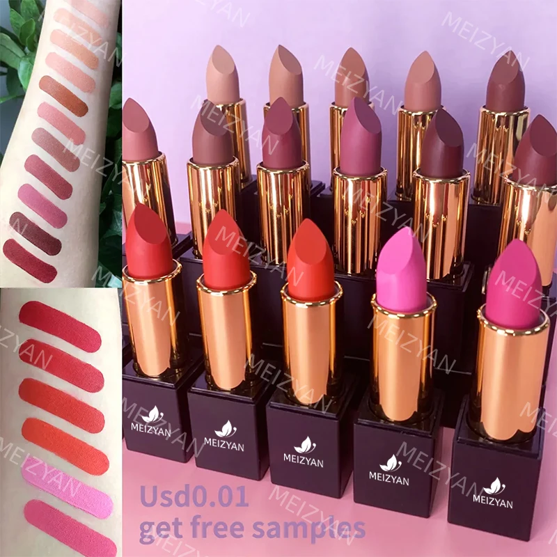 China Custom Made Long Lasting Matte Finish Rich Color Payoff ...