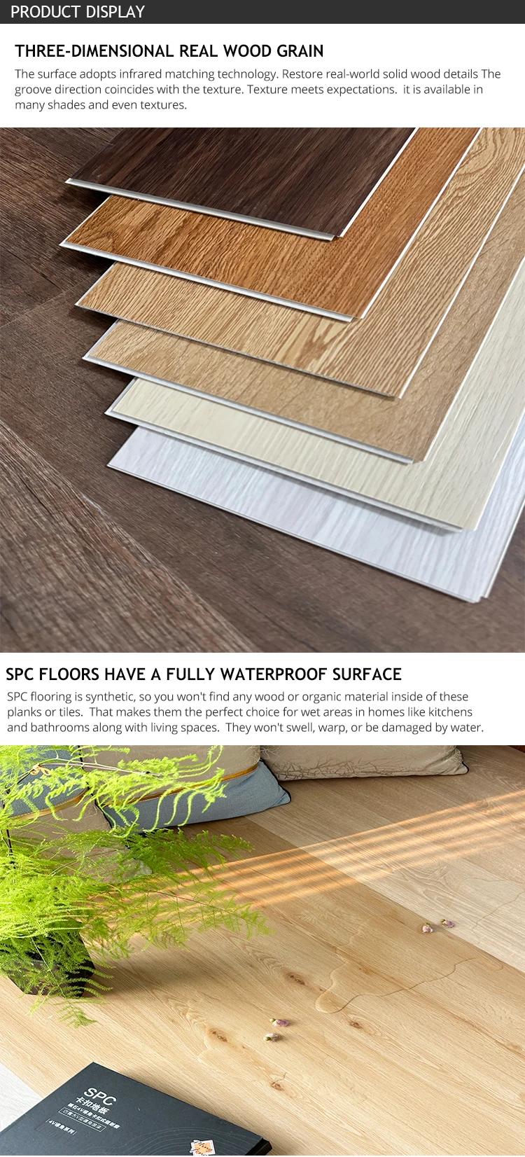 Wholesale Luxury Indoor Spc Flooring - Waterproof & Durable