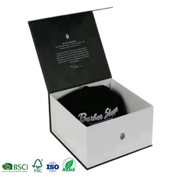 Customized Clothing Hat Box Design Logo For Packaging Rigid Cardboard ...