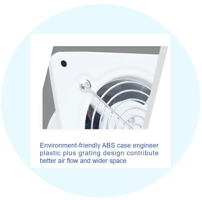 Icegalax Compact Toilet Ventilation Device Ceiling-mounted Exhaust Fan ...