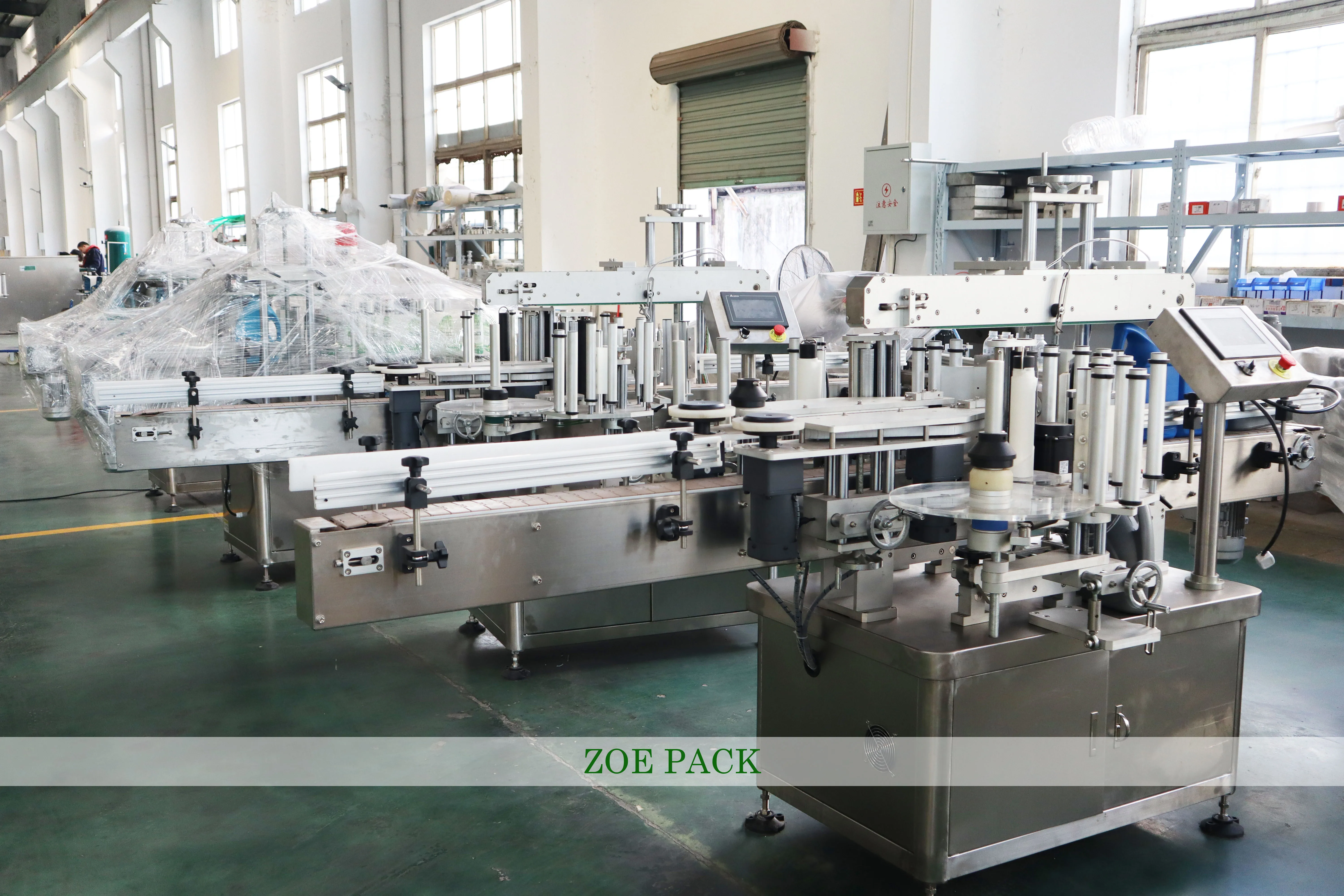High Speed Automatic Plastic PET PE Glass Bottle Labeling Machine