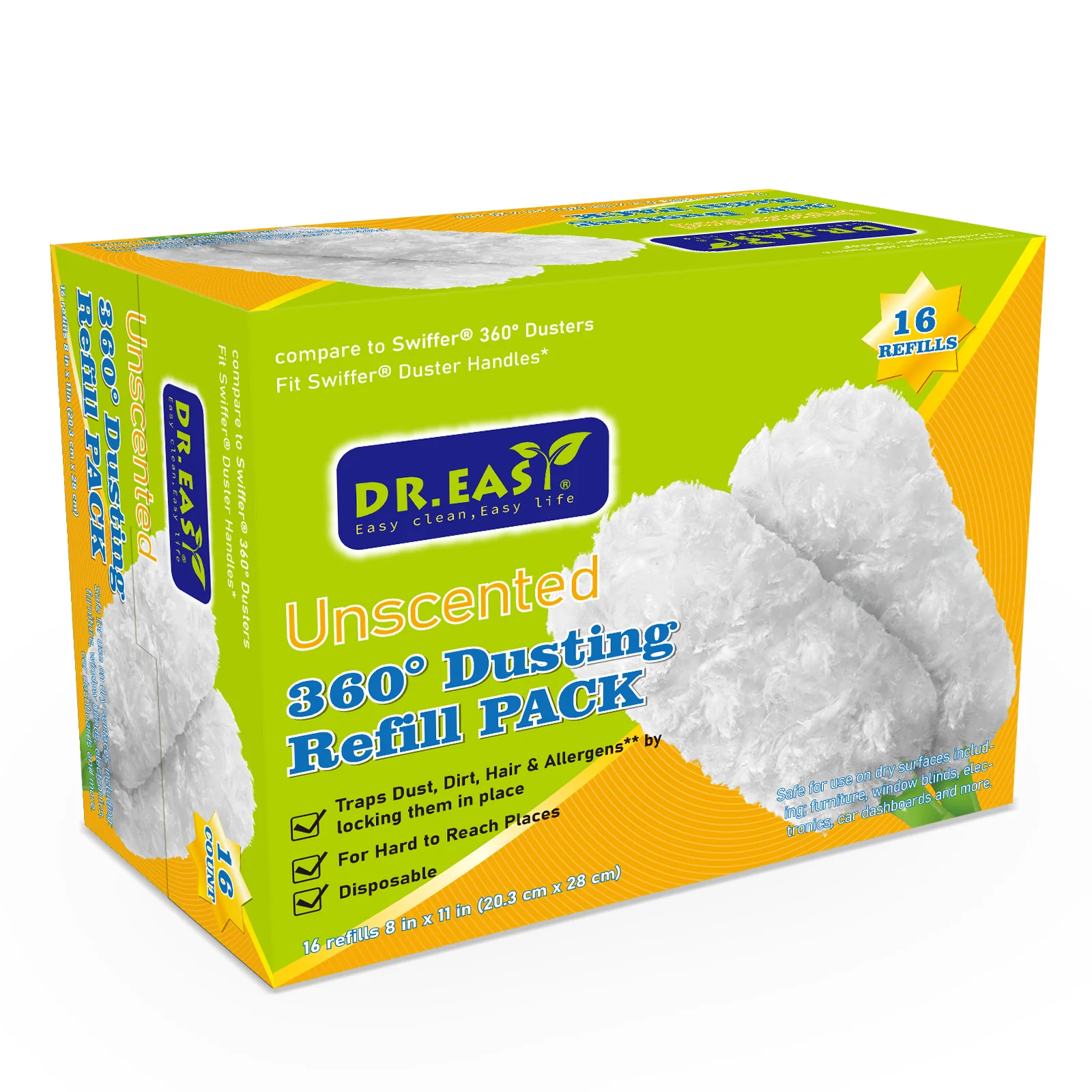 360° Duster Refills Kit Multi-Surface Efficient Duster Kit for Cleaning ...