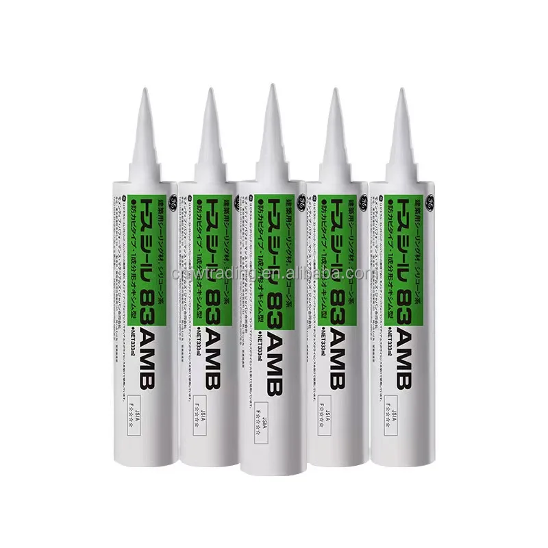 TOSSEAL 83AMB Glass Adhesive Weather Resistant Sealing Silicone Kitchen ...