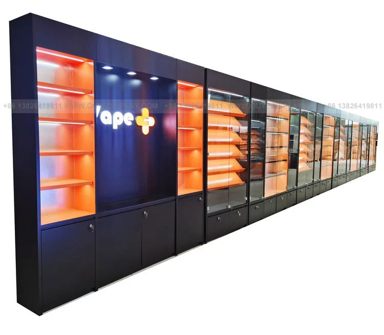 Factory Commercial Fixture Retail Cigar Shop Display Showcase 6 Feet ...