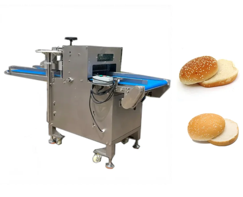 Horizontal Cutter Usage Round Cake Toast Cutting Machine For Bakery ...