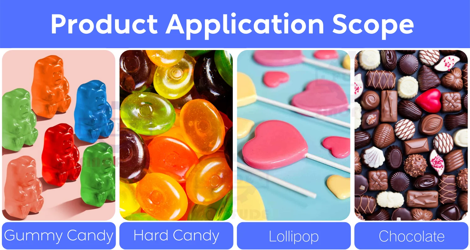 Starch Free Gummy Jelly Production Line - High Productivity