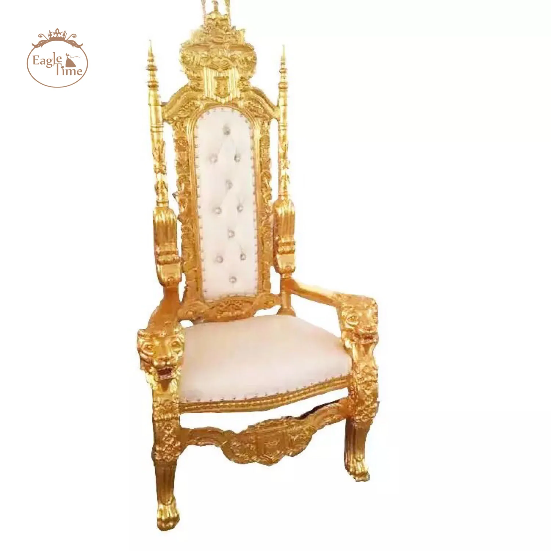 Modern royal design high back queen king throne wedding event hotel ...