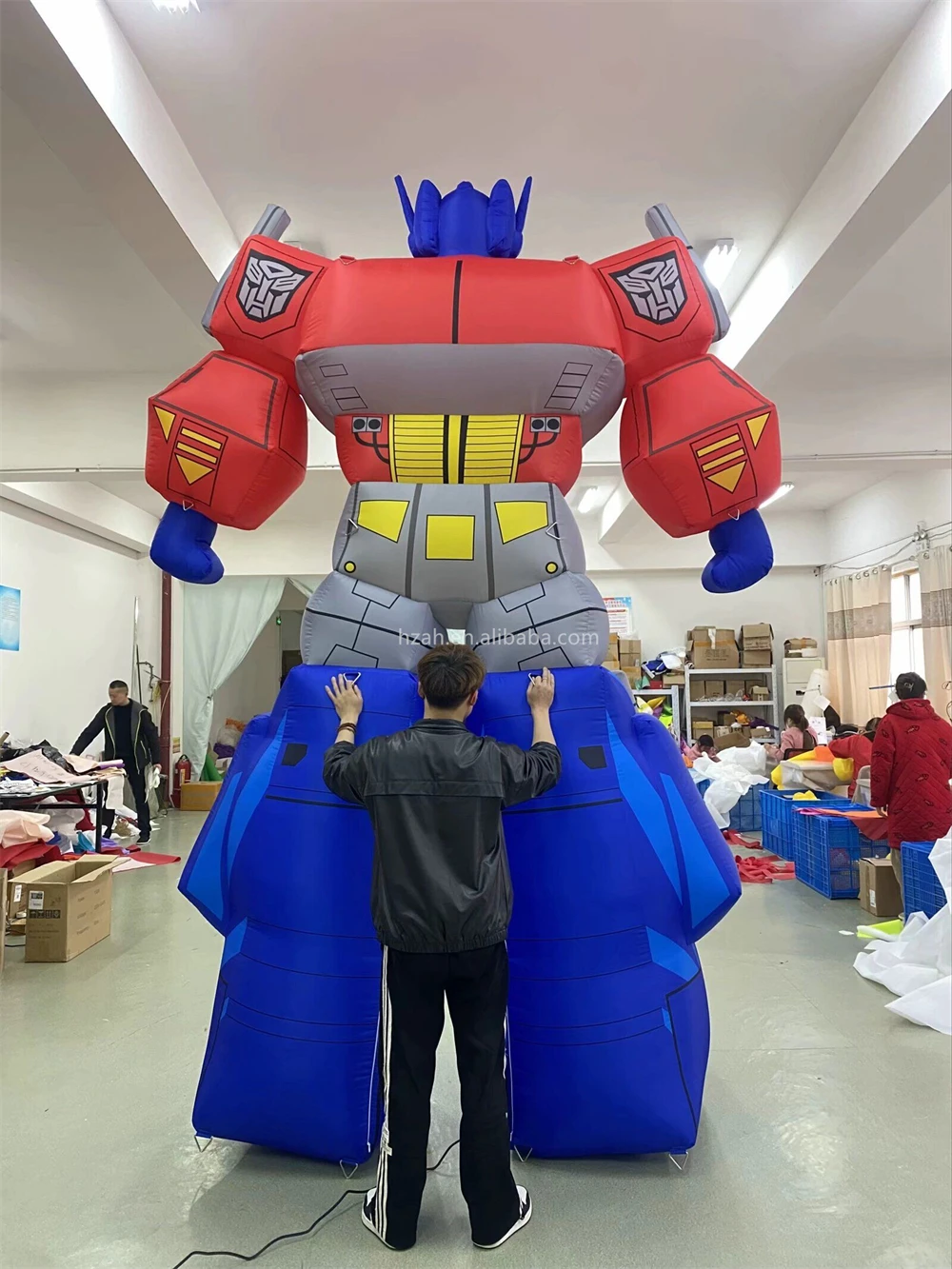 Giant Inflatable Optimus Prime Red Inflatable Transform Car Robot - Buy ...