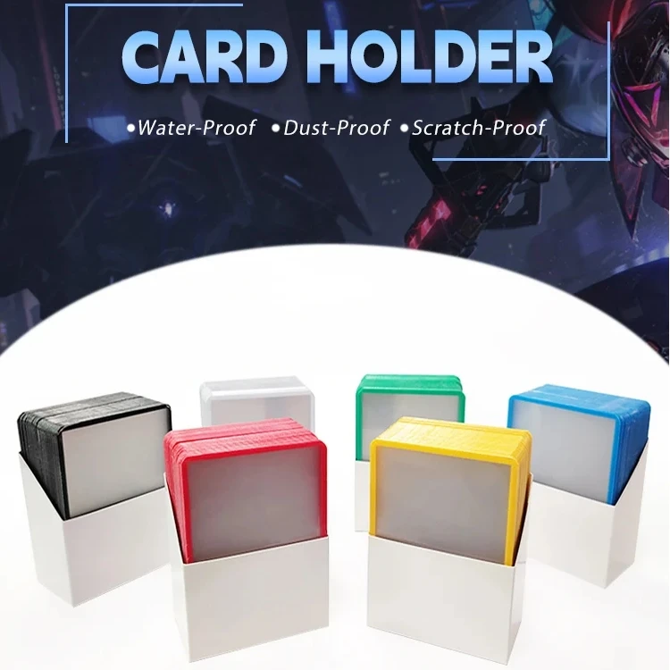 Top Loaders For Collectible Trading Cards Multi-colored Borders -3"x4 ...