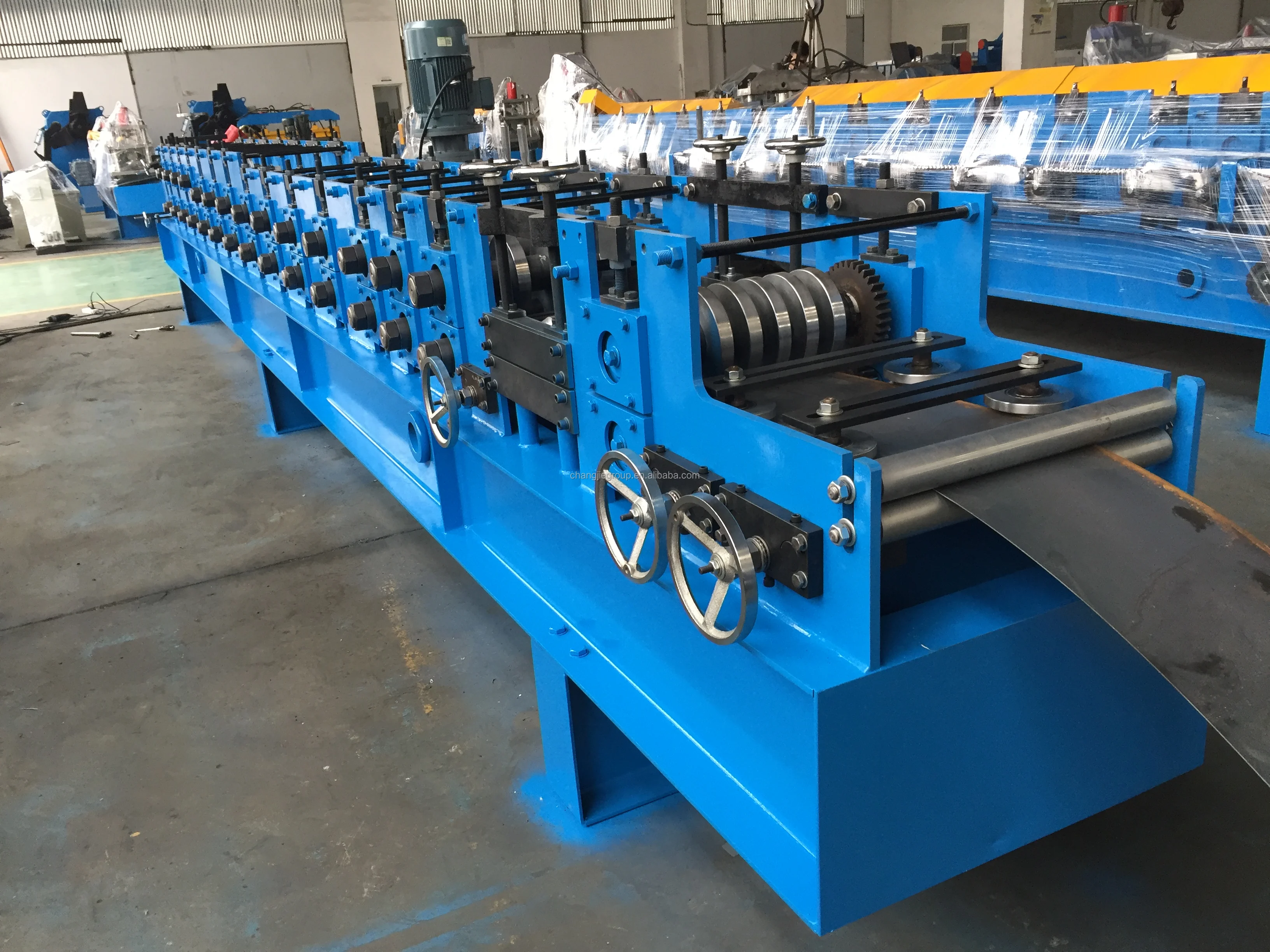 Solar Bracket Roll Forming Machine Quick Change C Purlin Solar Strut ...