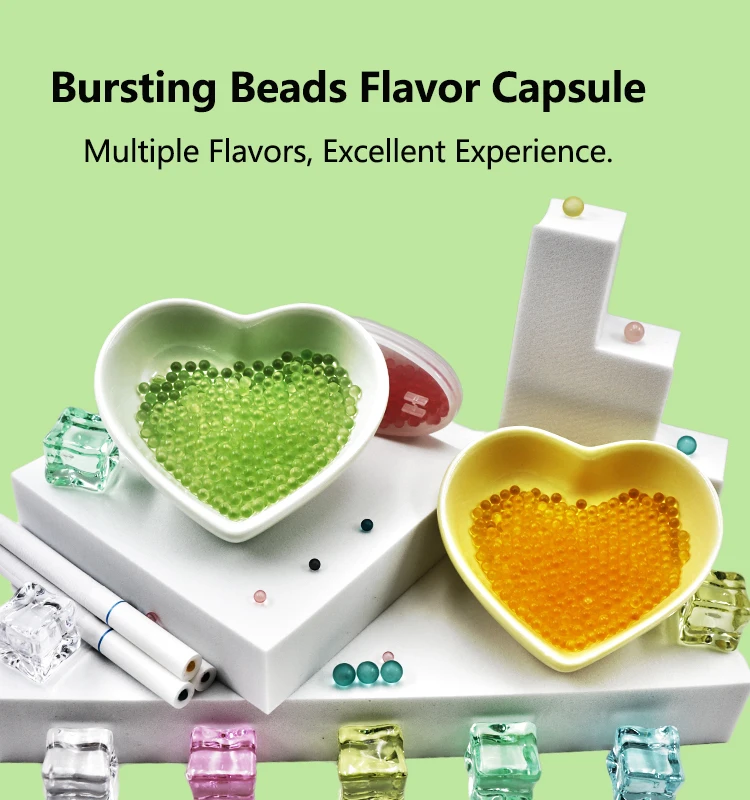 Menthol Flavored Capsule Cigarettes with Poppers Aromatherapy Tobaccol ...