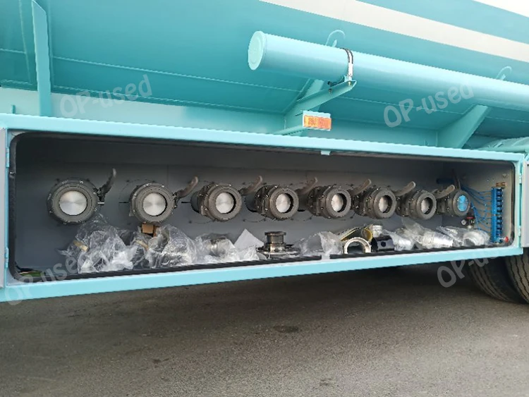 Diesel Oil Tanker Trailer Oil Tanker Trailers Carbon Steel 3 Axle45000L ...
