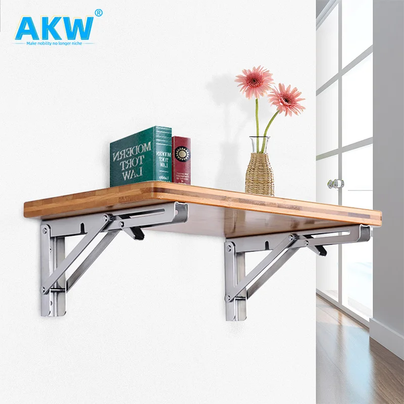 Heavy Duty Folding Shelves Cast Iron Adjustable Folding Wall Mount ...